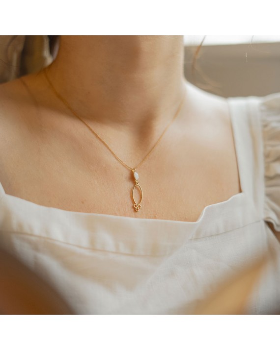 Collier Ashley #2 - Bijou en porcelaine de Yolaine Giret - Paris